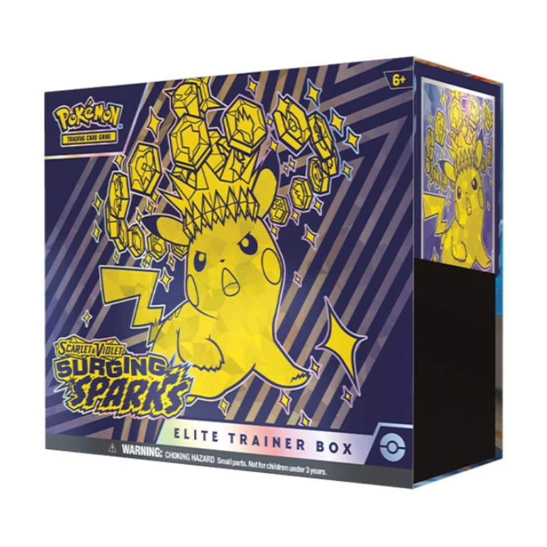 Pokémon TCG: Scarlet & Violet 8 - Surging Sparks - Elite Trainer Box ...